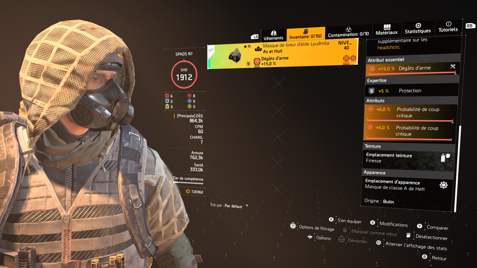 The division 2 build sniper one-shot