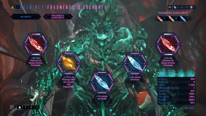 (Warframe) Fragments d'Archonte
